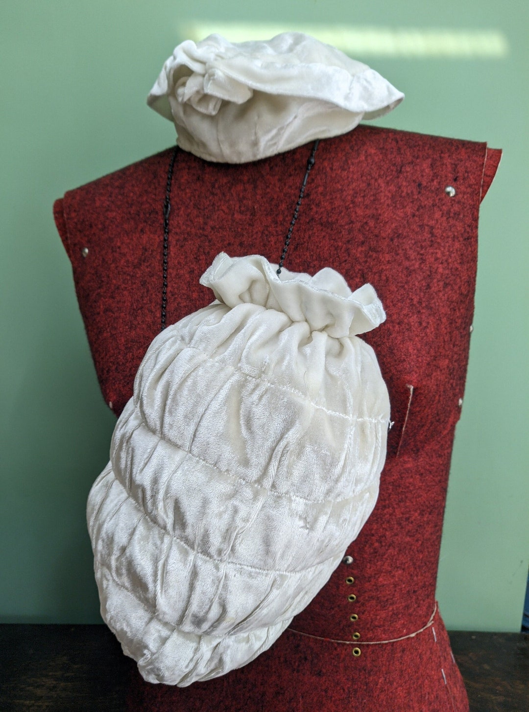 Early 20th Century Silk Velvet Muff and Tam With Optional Muff Chain - Etsy