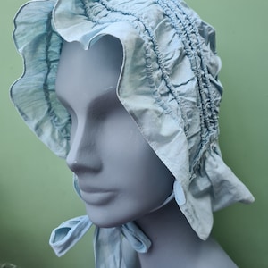 19th Century Traditional Cotton Field Bonnet Hand Sewn and Corded From ...