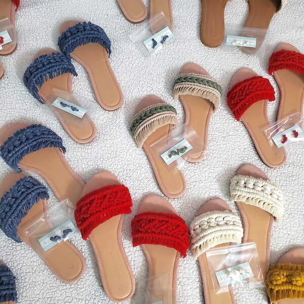 Macrame Sandals - Etsy
