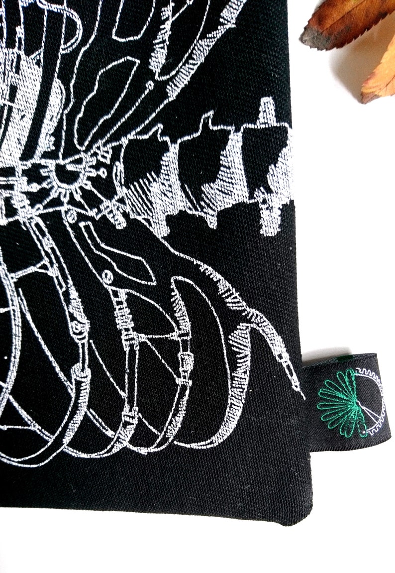 Vampire Purse Organizer Makeup Bag With Skeleton Print. | Etsy