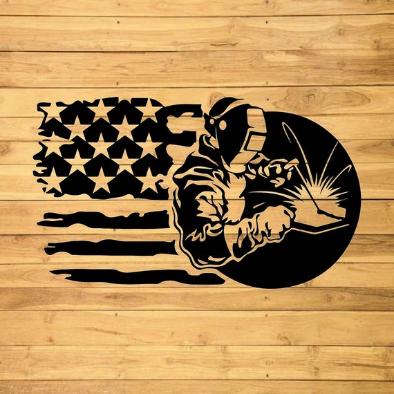 Welding USA Flag Svg American Welder Svg Welding Steel - Etsy Norway