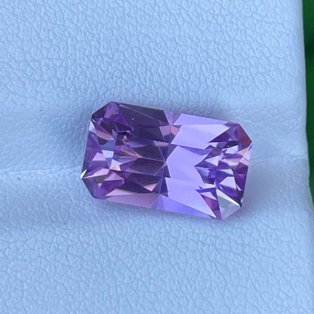 5.50 Carats Purplish Kunzite Stone Mixed Radiant Cut Natural Gemstone ...