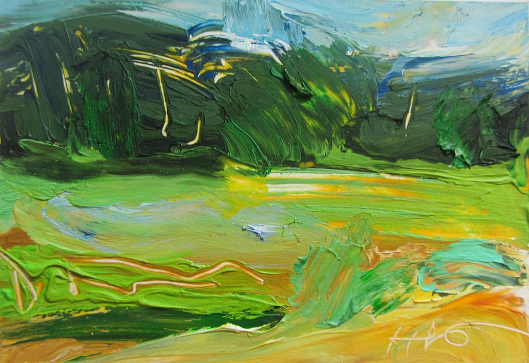 June Fields Original Oil Painting - Etsy