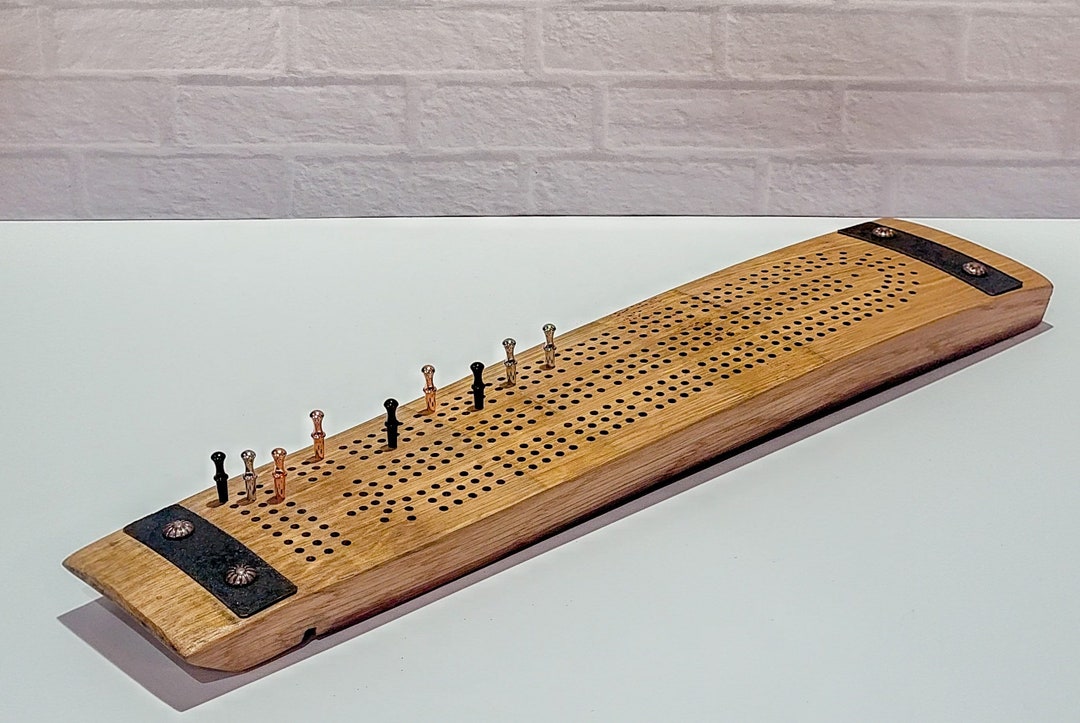 Original Style 3 Track Cribbage Board-cribbage-wood Cribbage Board ...