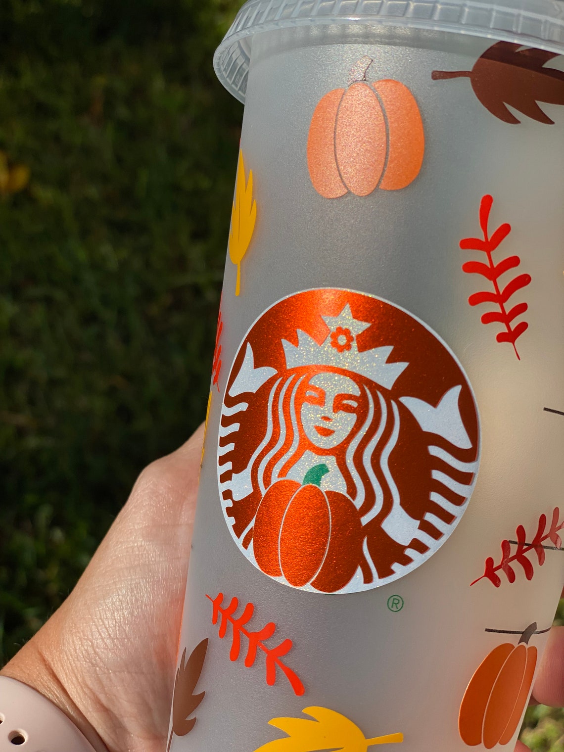 Fall/autumn Starbucks Cold Cup Mystery Color Change 24oz/ Fall - Etsy