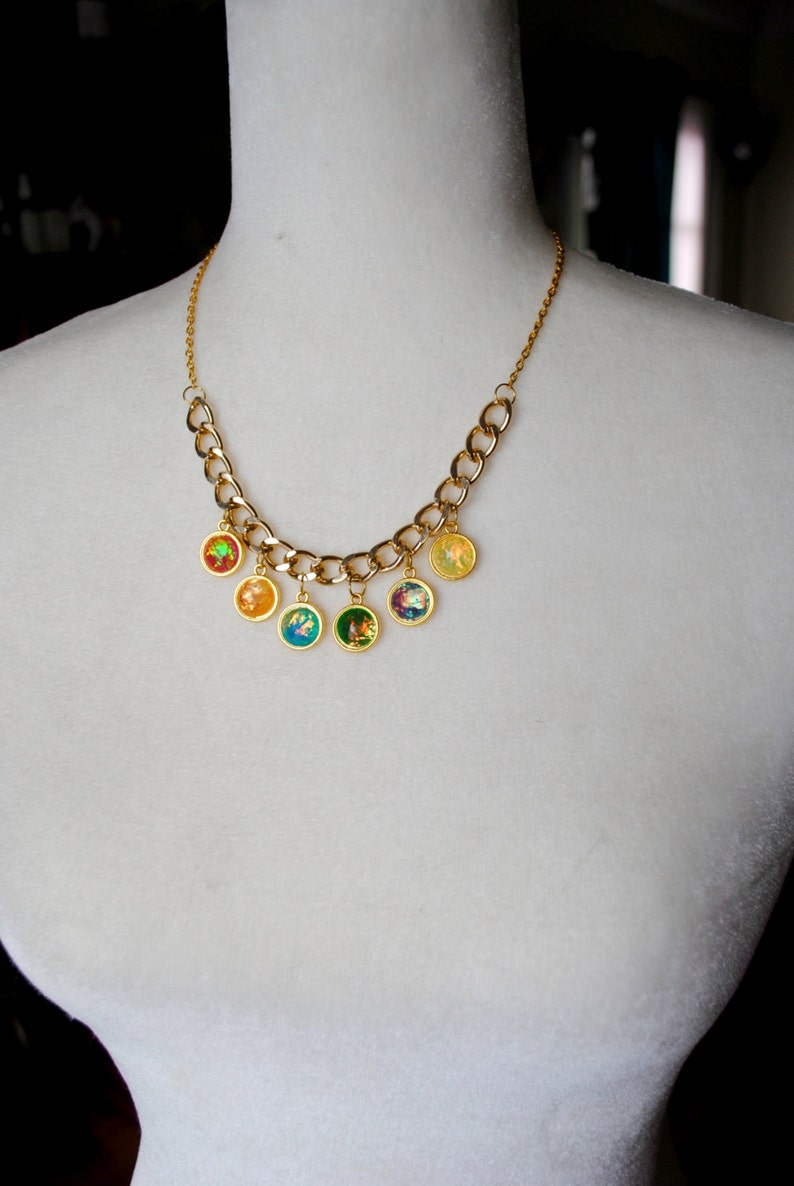 Infinity Gem Necklace the Avengers Infinity Gauntlet - Etsy