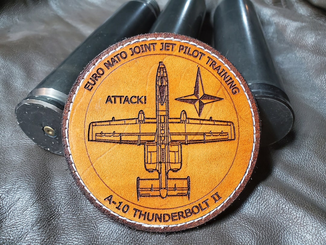 A-10 ENJJPT Leather Patch – Euro-nato Joint Jet Pilot Training Emblem ...