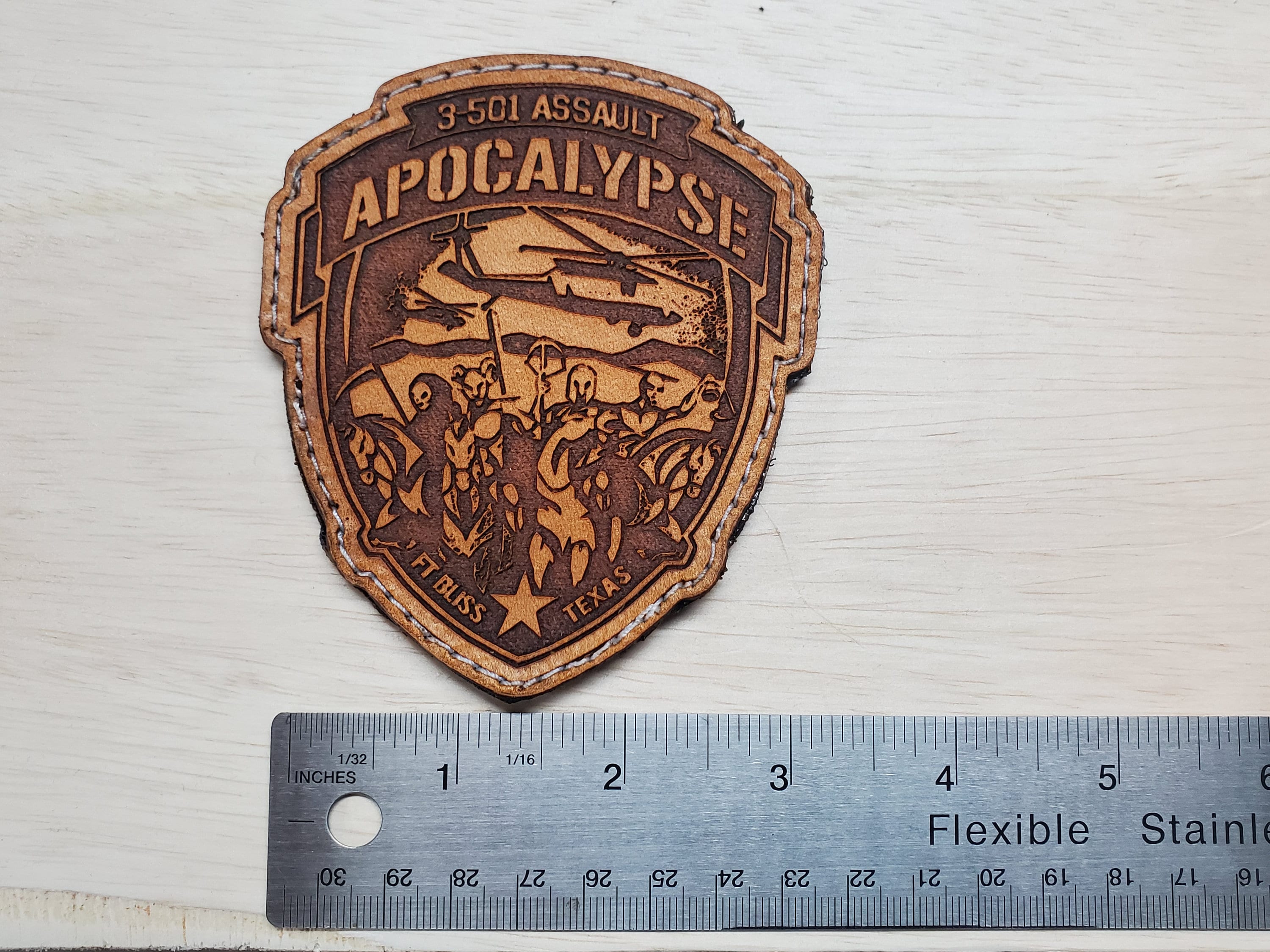 3-501st Assault Helicopter Battalion Leather Patch - Etsy