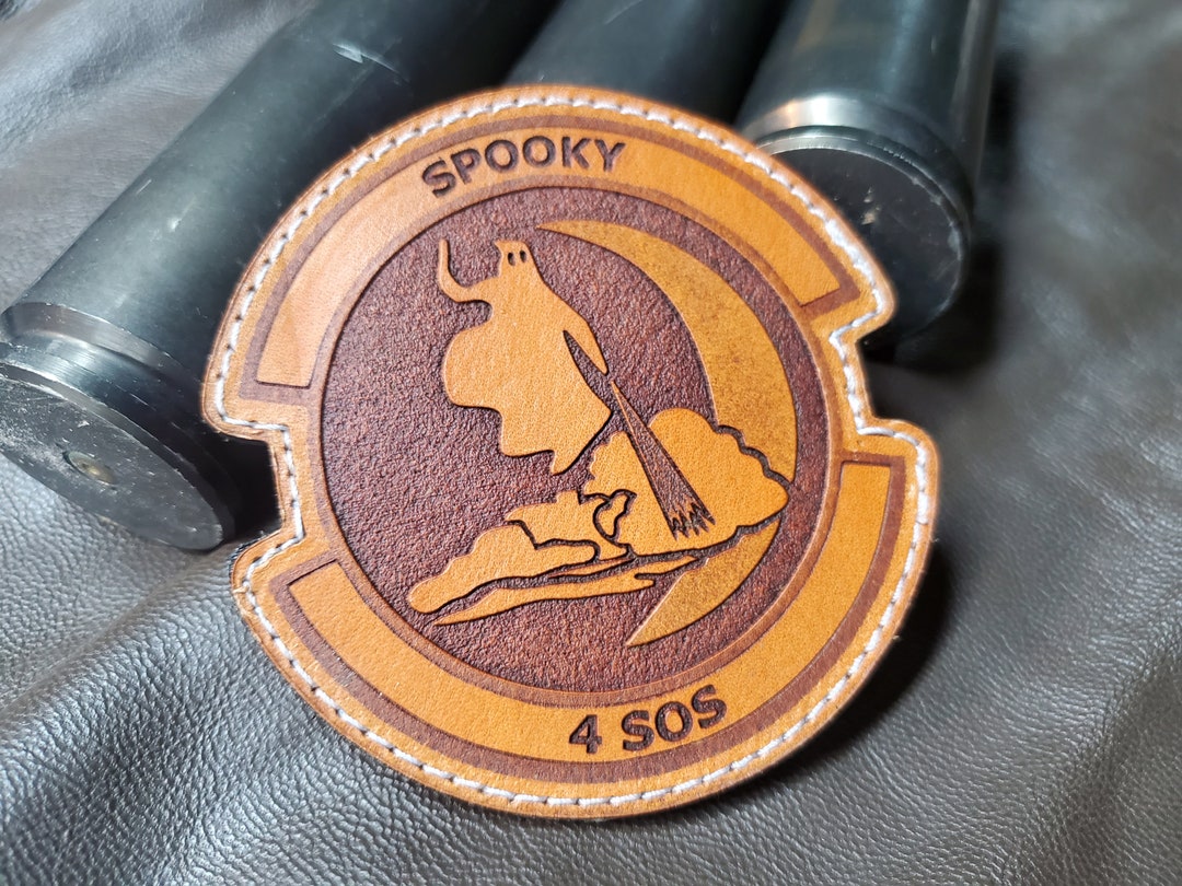 4th Special Operations Squadron Leather Patch – USAF 4th SOS Emblem – Handcrafted Military Patch ...