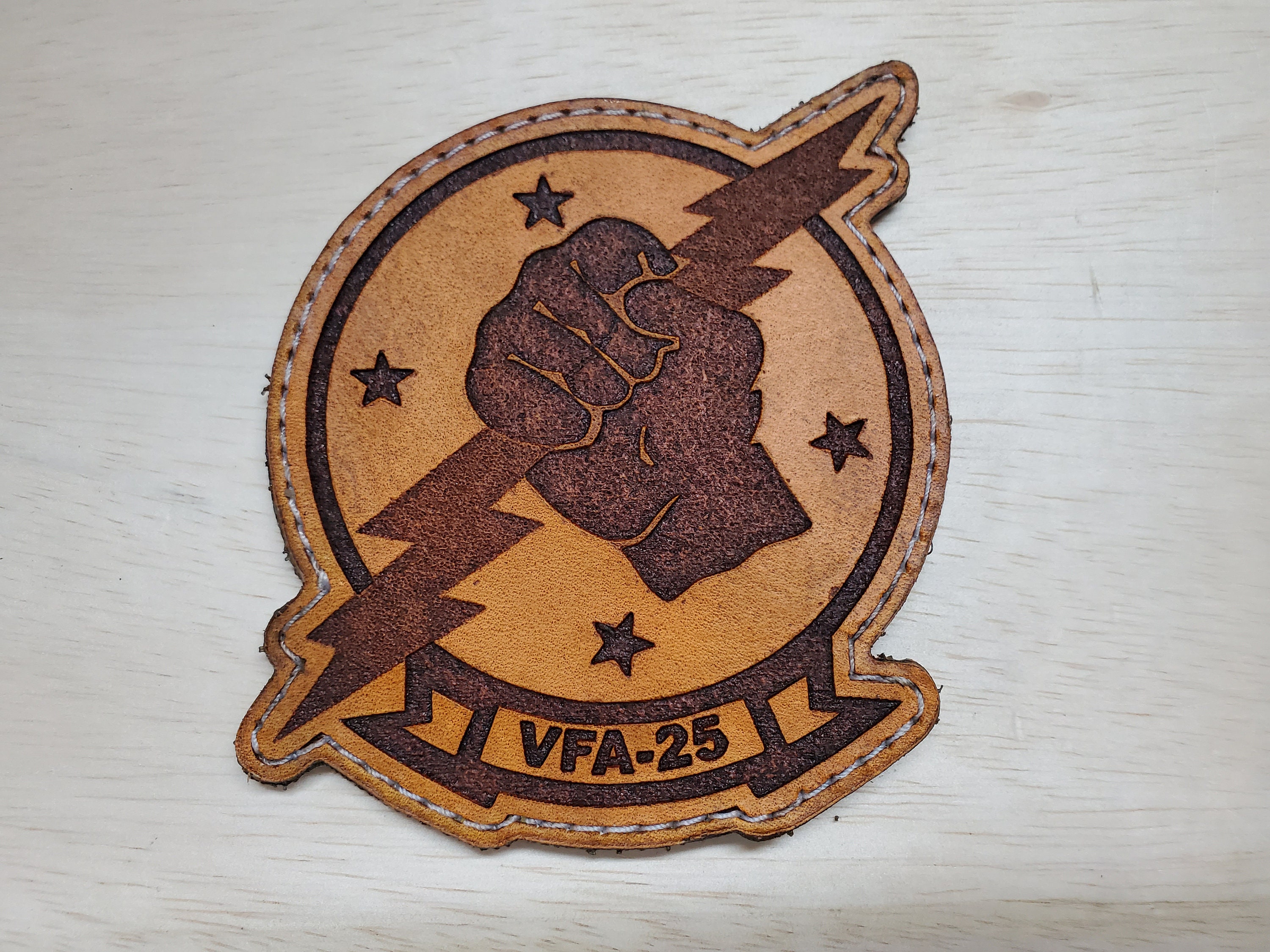 Strike Fighter Squadron VFA 25 Leather Patch - Etsy