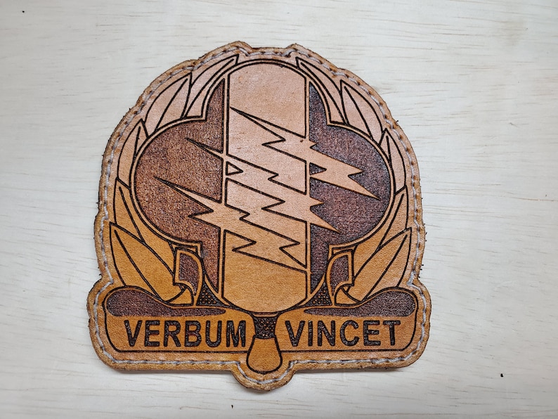 4th Psychological Operations Group Leather Patch - Etsy