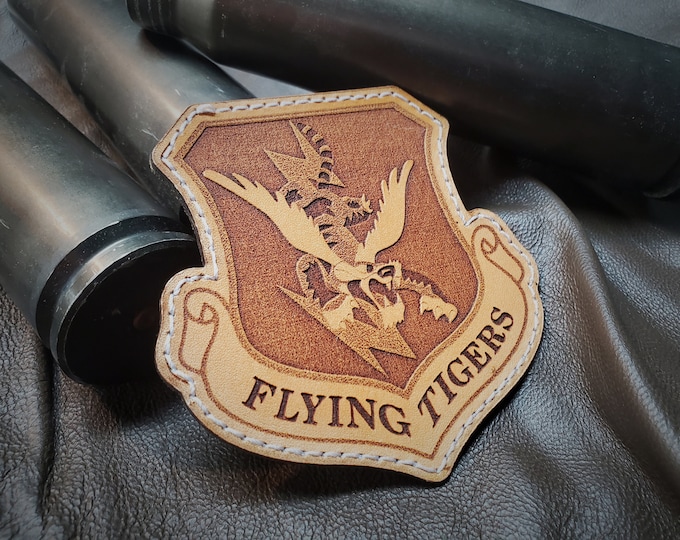 23rd Wing Flying Tigers Leather Patch - Etsy