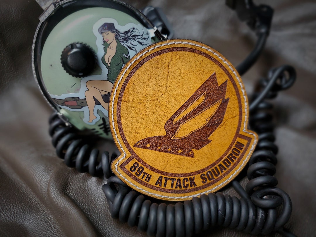 89th Attack Squadron Leather Patch - Etsy