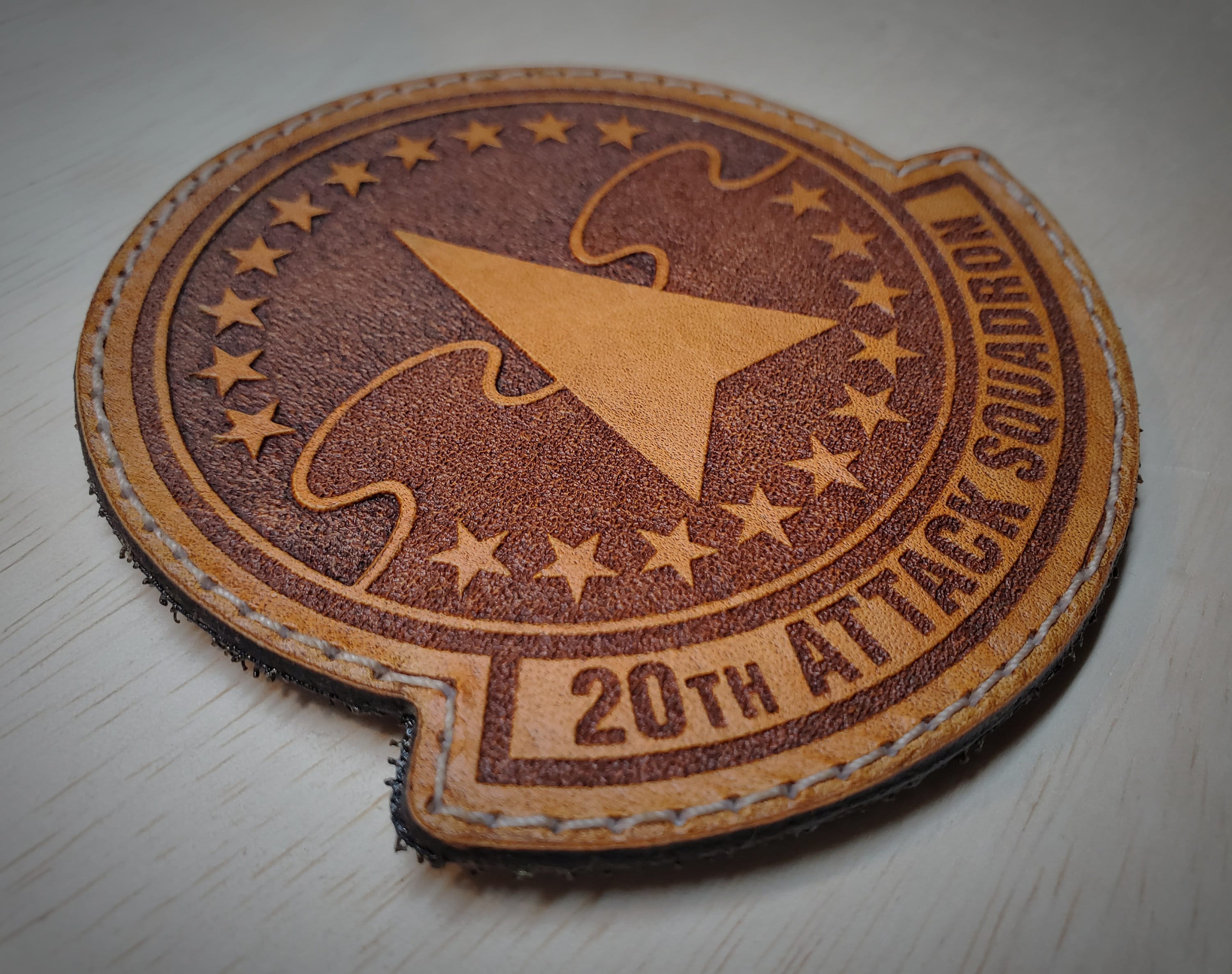 20th Attack Squadron Leather Patch - Etsy