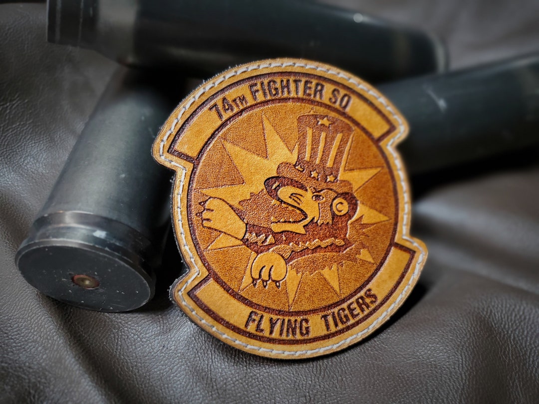74th Fighter Squadron Leather Patch - Etsy