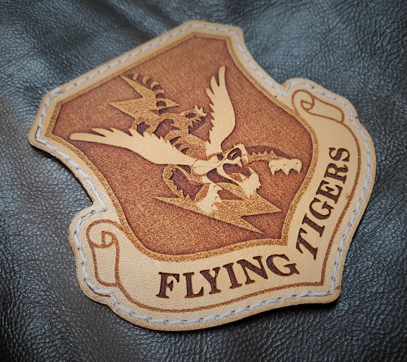 23rd Wing Flying Tigers Leather Patch - Etsy