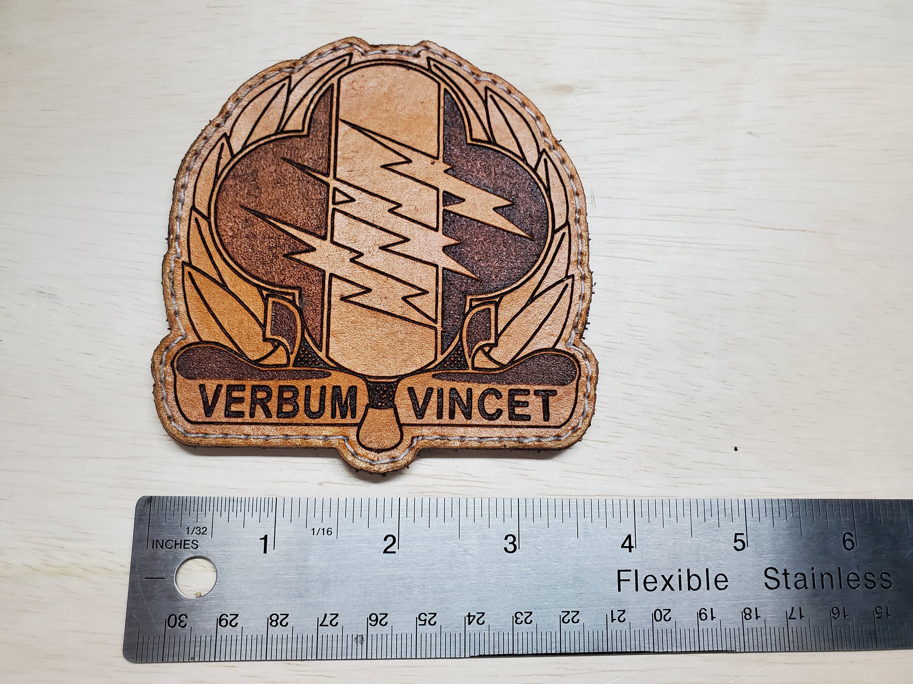 4th Psychological Operations Group Leather Patch - Etsy