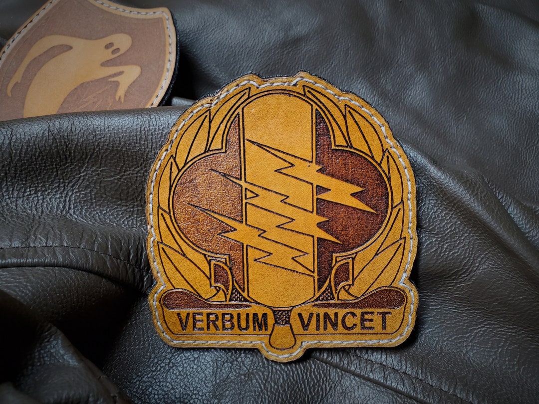 4th Psychological Operations Group Leather Patch - Etsy