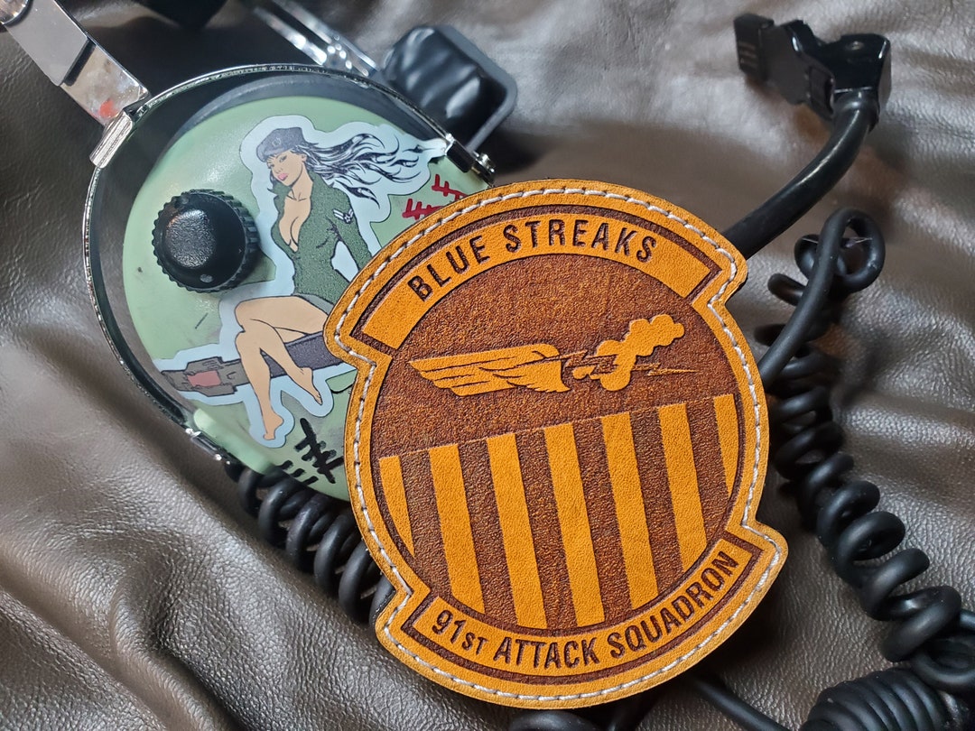 91st Attack Squadron Leather Patch - Etsy
