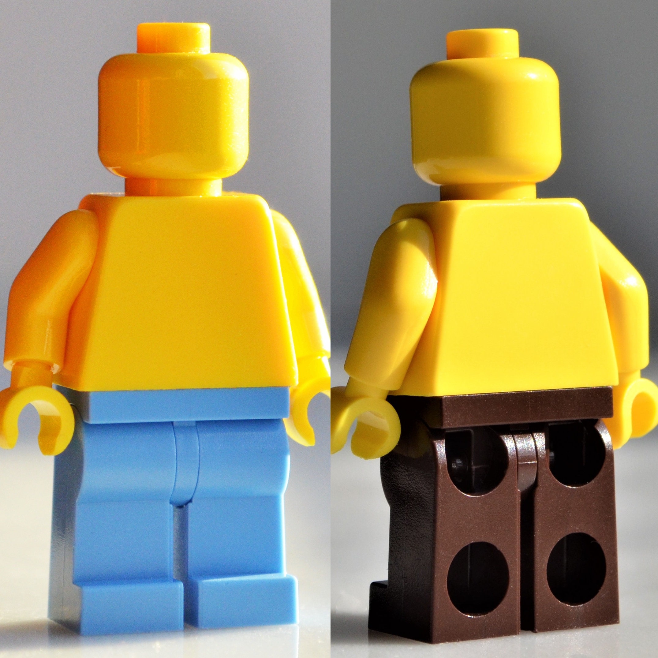 Pants / legs 19 color options for LEGO minifigures // blue / | Etsy