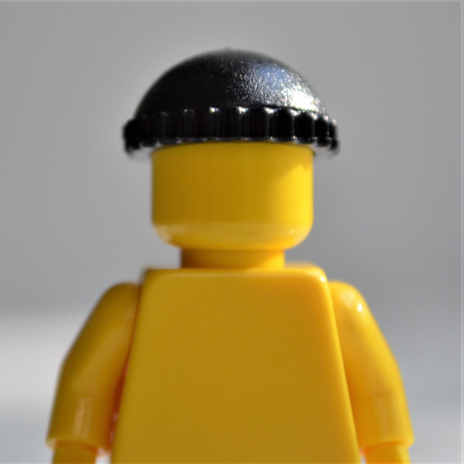 Beanie cap Black or Gray for LEGO minifigures // knit cap | Etsy