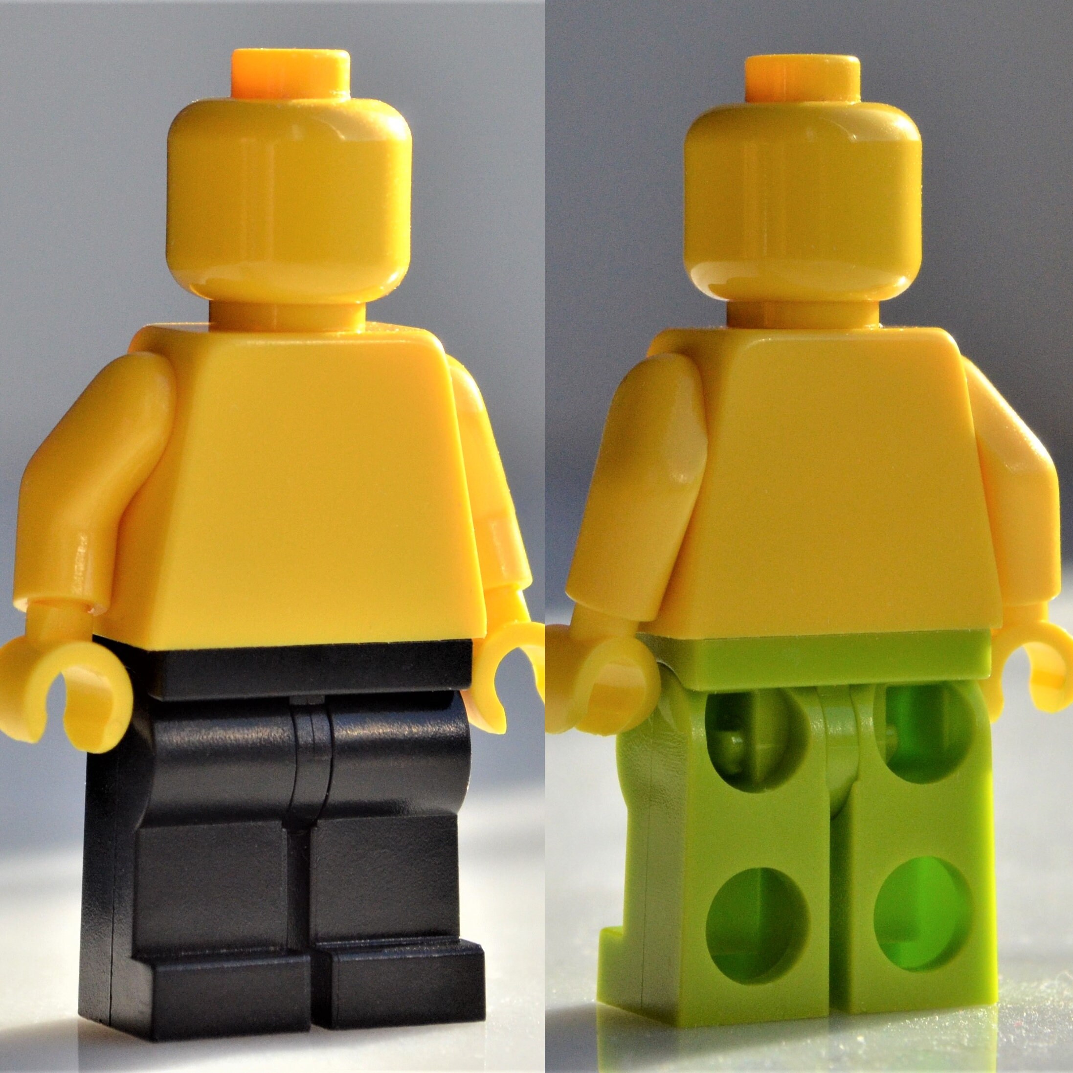 Pants / legs 18 color options for LEGO minifigures // blue / | Etsy