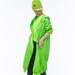 Neon Green Jacket Long Oversized Jacket With Big Hoodie - Etsy
