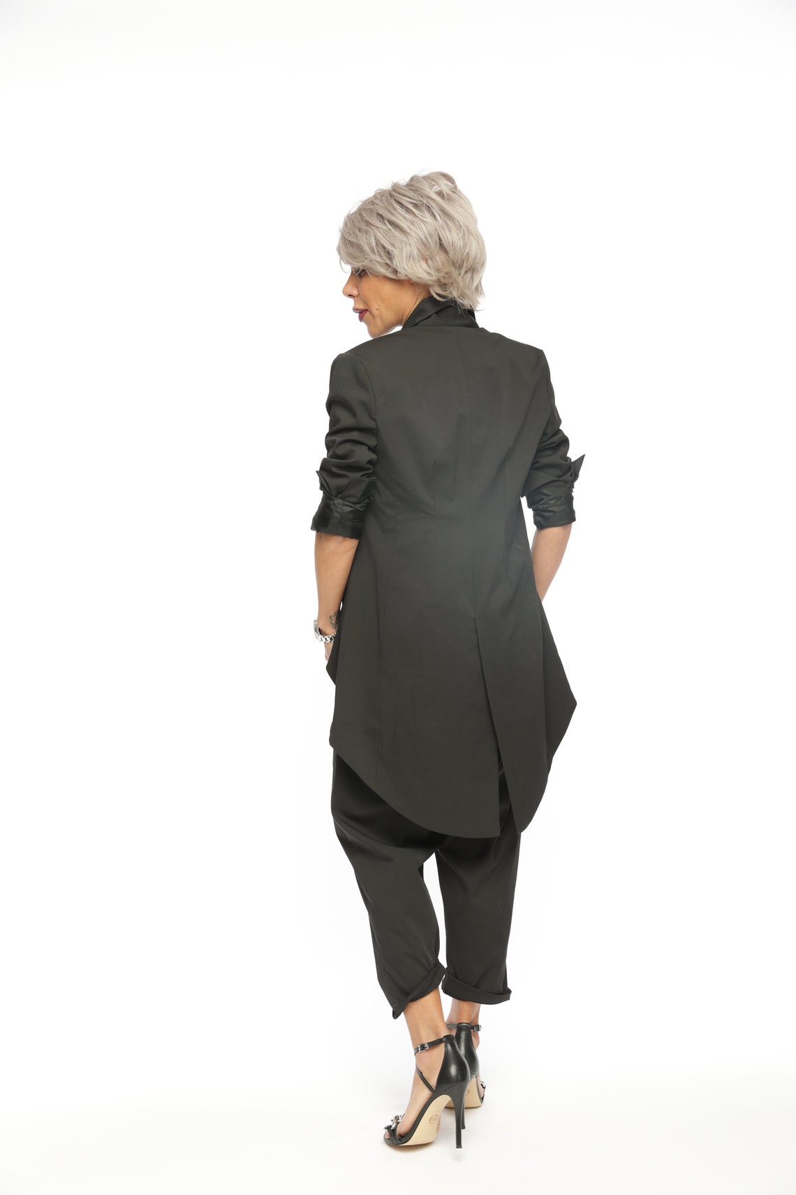 Woman Jacket, Black Fitted Jacket, Women Blazer - Etsy