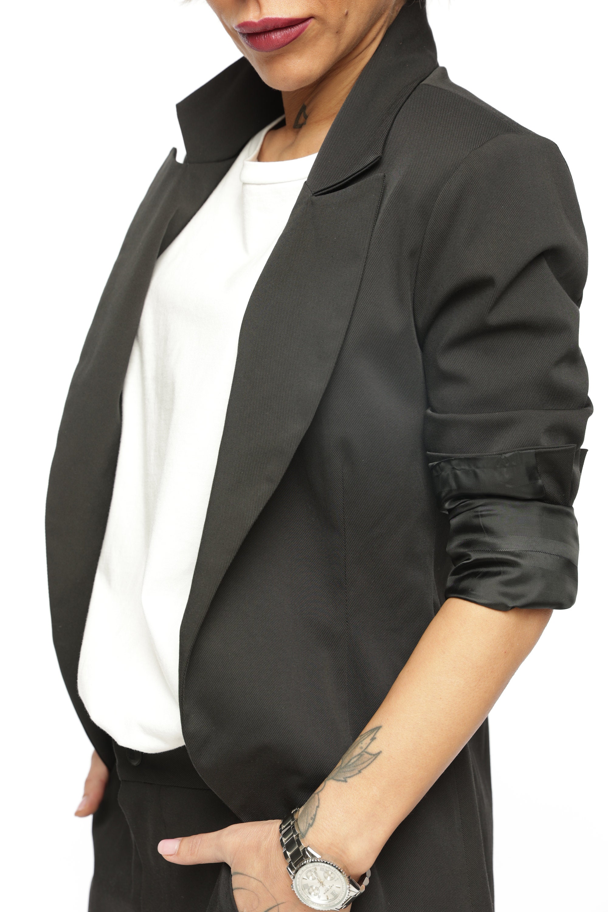 Woman Jacket, Black Fitted Jacket, Women Blazer - Etsy