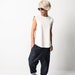 White Top Leatherette Tank Top Open Back Tank Top - Etsy