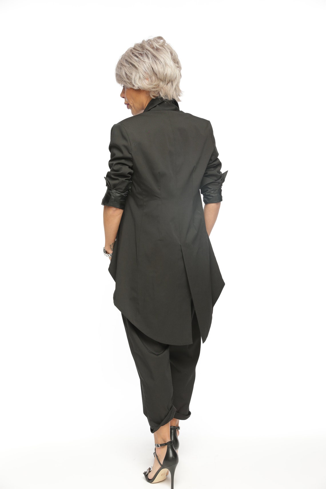 Woman Jacket, Black Fitted Jacket, Women Blazer - Etsy