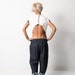 White Top Leatherette Tank Top Open Back Tank Top - Etsy