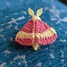 Rosy Maple Moth Crochet Pattern - Etsy