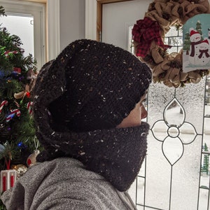 Winter Hat/cowl Crochet Pattern - Etsy