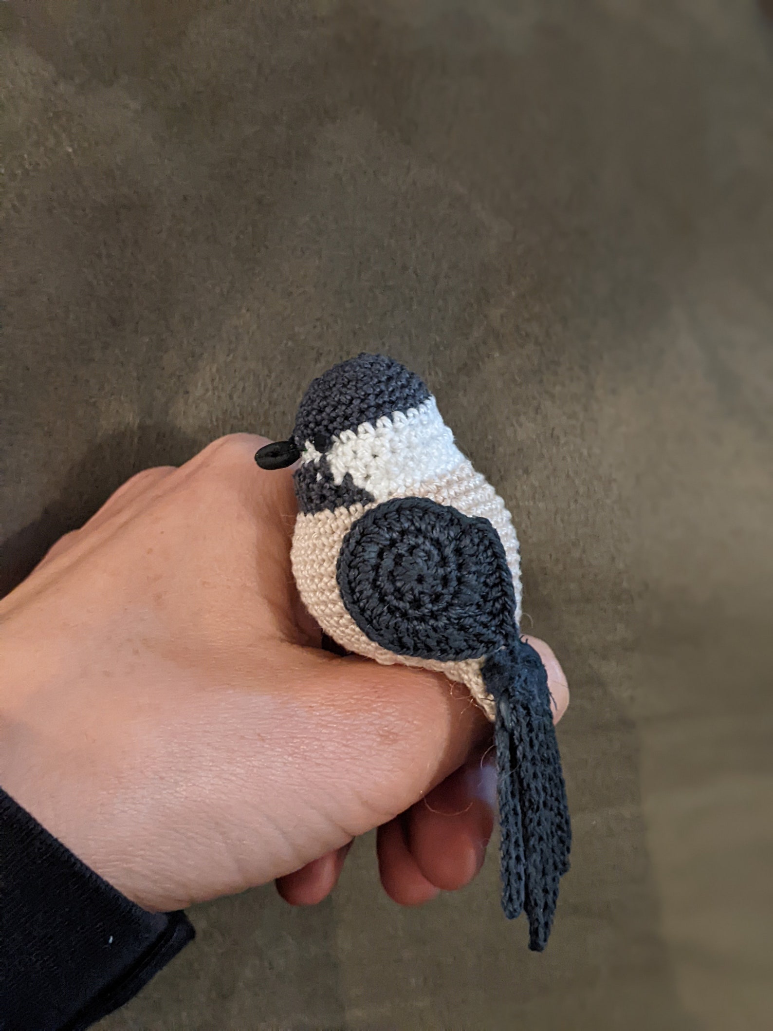 Black Cap Chickadee Crochet Pattern - Etsy Canada