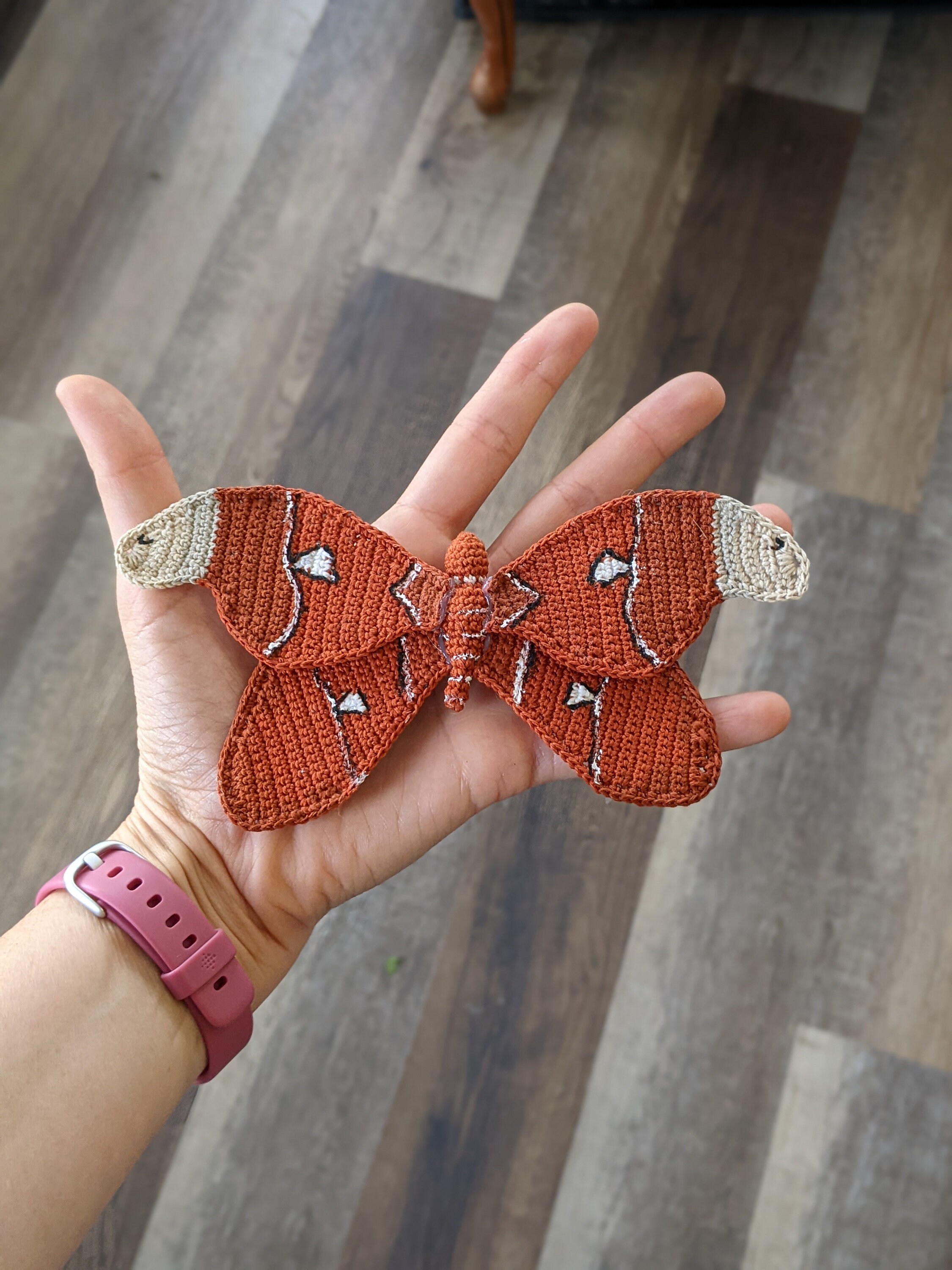 Atlas Moth Crochet Pattern - Etsy