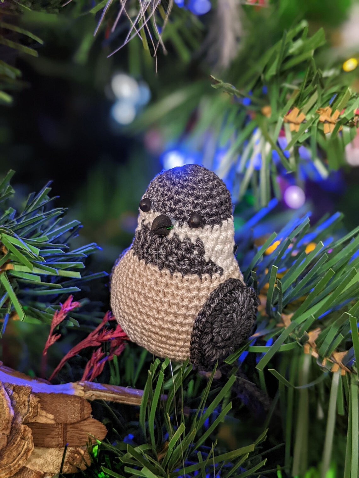 Black Cap Chickadee Crochet Pattern - Etsy