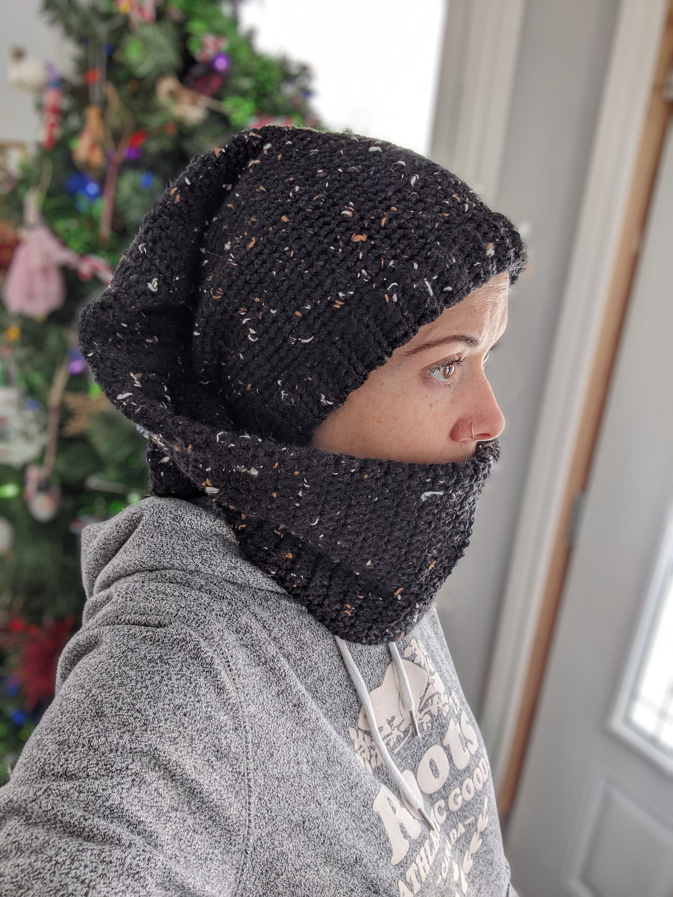 Winter Hat/cowl Crochet Pattern - Etsy