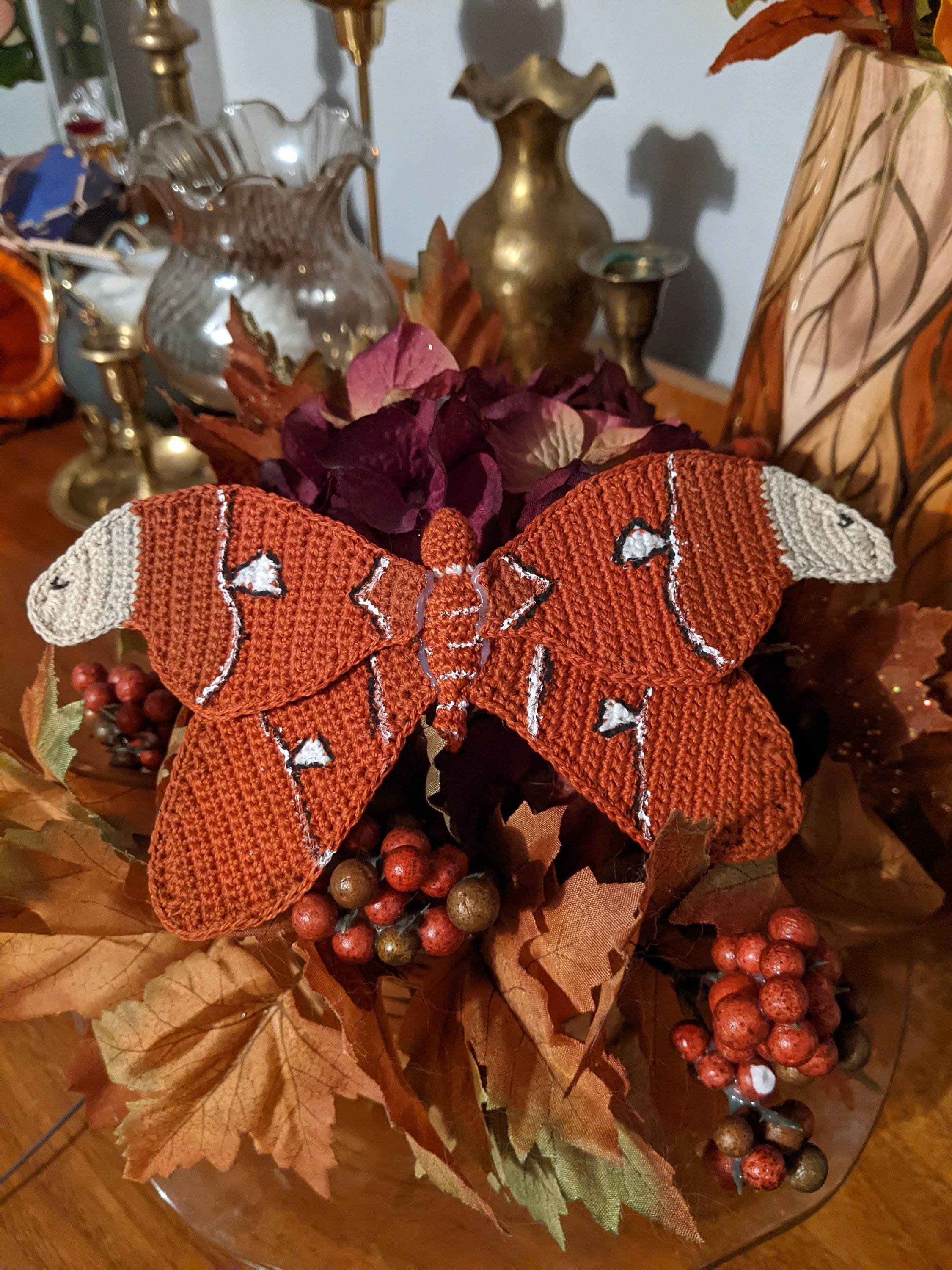 Atlas Moth Crochet Pattern - Etsy