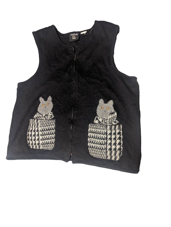 Vintage 90s crazy cat - Gem