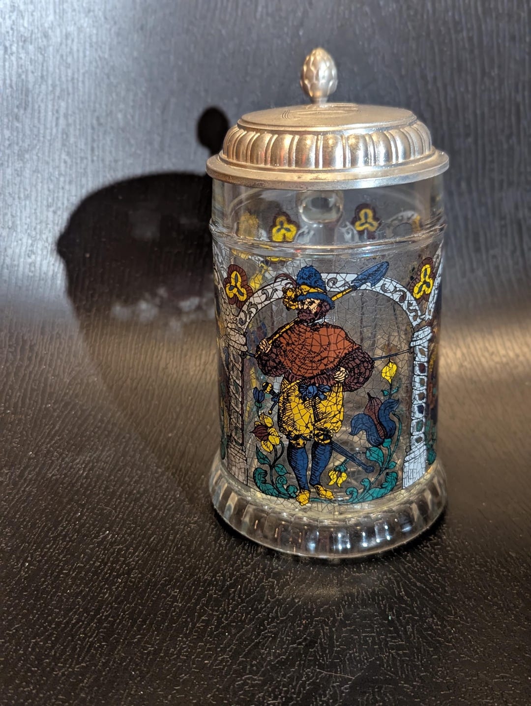 Vintage 60s 3 Musketeers SMR Lidded Glass Beer Stein West Germany - Etsy