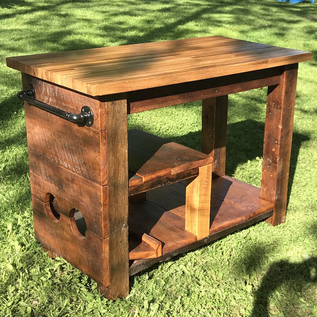 Barn Wood Kitchen Island - Etsy Canada