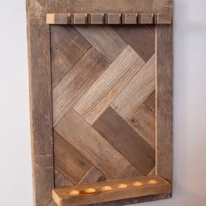 Barn Wood Fishing Rod Rack - Vertical - Etsy