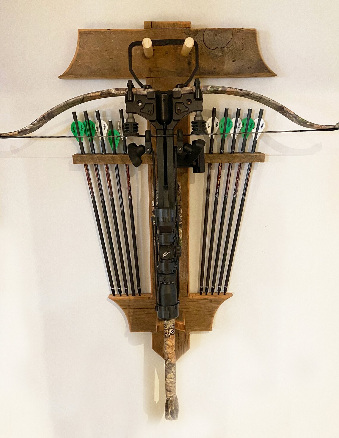 Barn Wood Crossbow Rack for Archery - Etsy