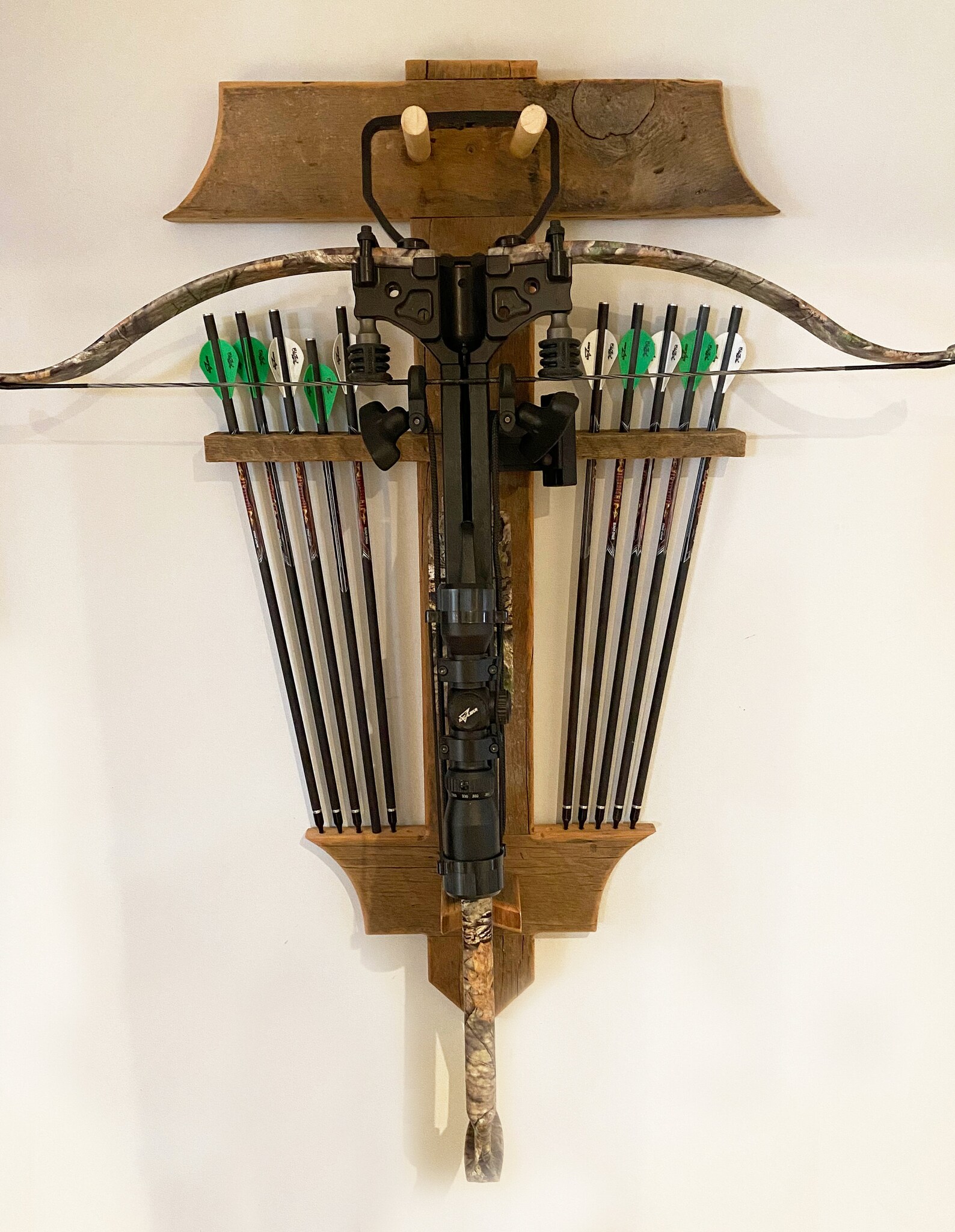 Barn Wood Crossbow Rack for Archery - Etsy