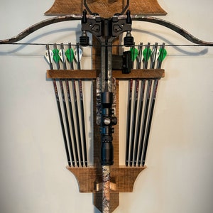 Barn Wood Crossbow Rack for Archery - Etsy
