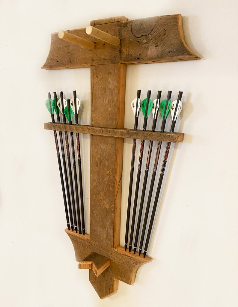 Barn Wood Crossbow Rack for Archery | Etsy