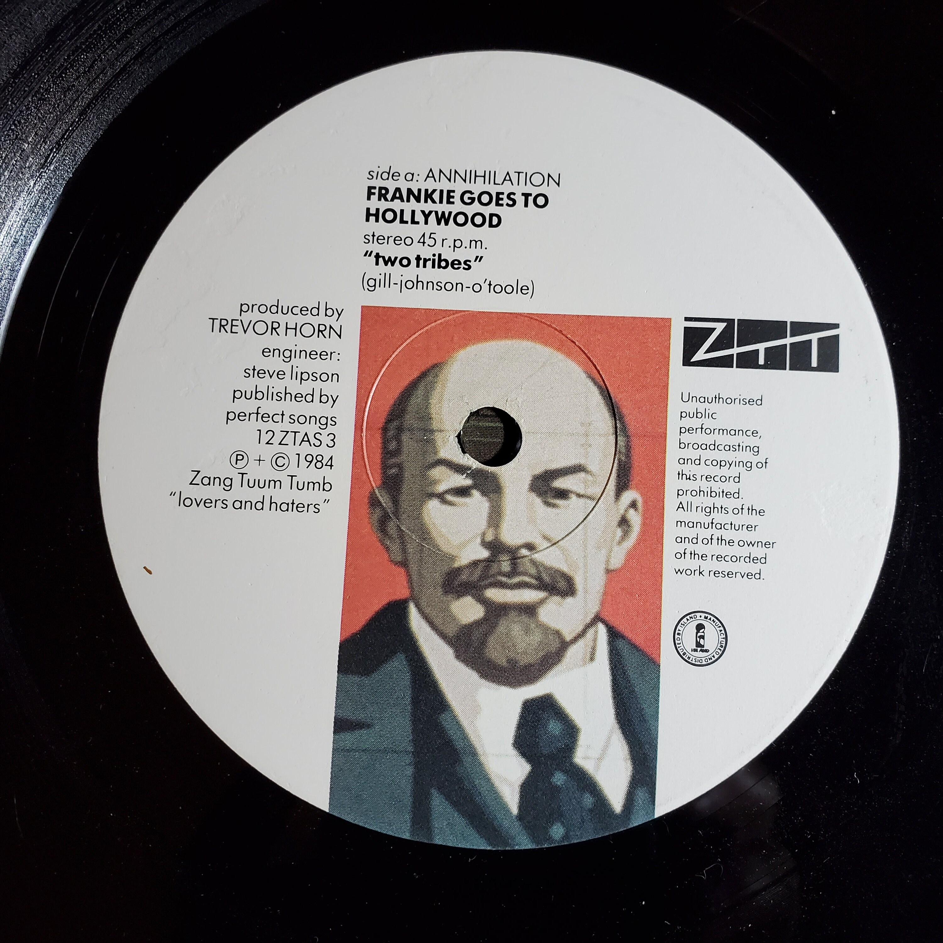 Vintage Record: Frankie Goes to Hollywood - Two Tribes, Rock, UK, LP ...