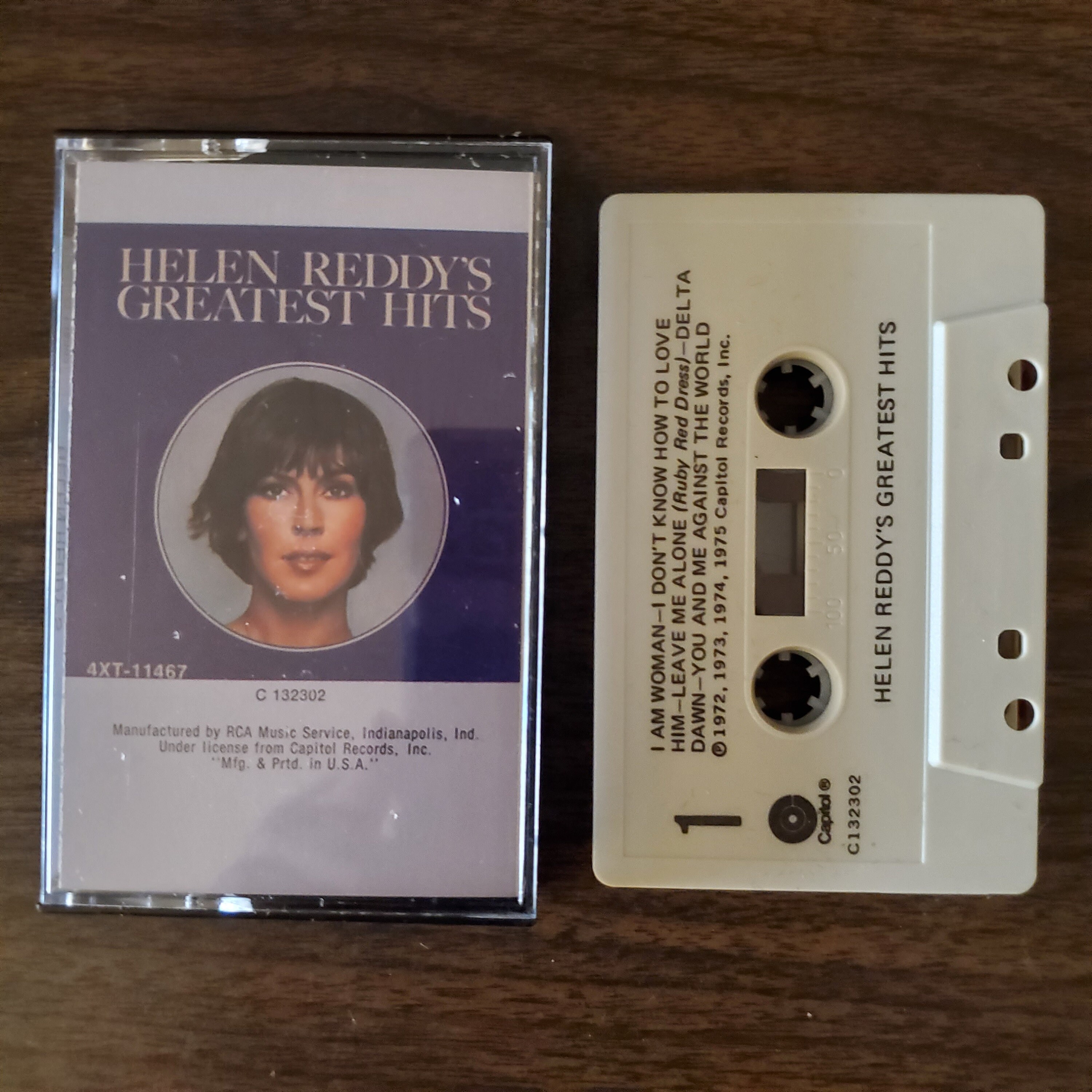 1975 Helen Reddy-helen Reddy's Greatest Hits CASSETTE I - Etsy UK