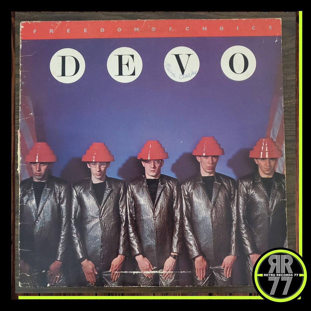 1980 Devo – Freedom of Choice Album, Freedom of Choice, Whip It, Girl U Want - Etsy